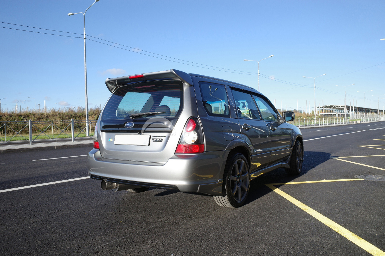 Trunk Spoiler Rear Middle for Subaru Forester SG 2005-2008 S11 STI ...