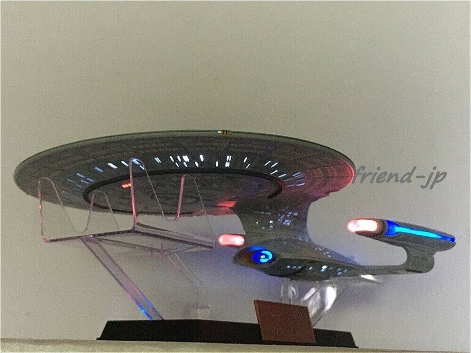 Aoshima Star Trek 1/2000 USS Enterprise NCC-1701-D TV Color Model LED ...