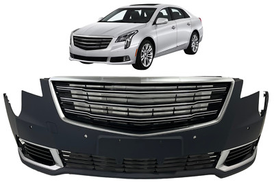 Fit 2018 2019 Cadillac XTS Front Bumper Complete Assembly w/sen holes ...