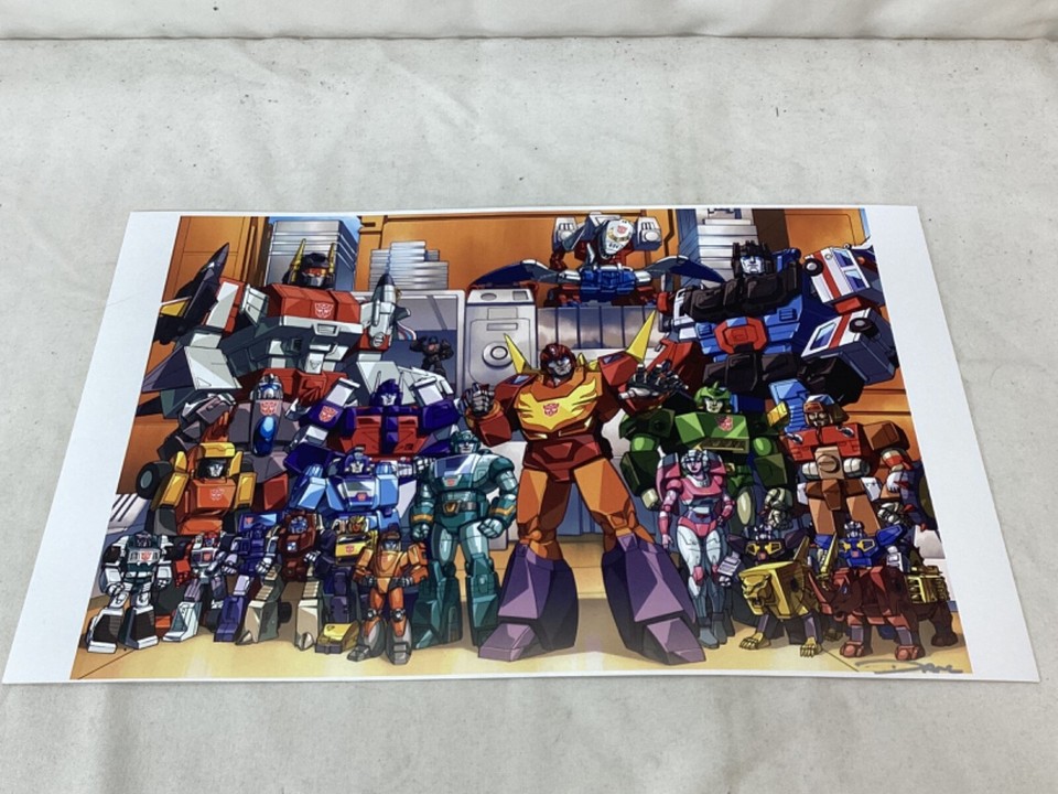 G1 Transformers Autobots Team Poster 11x17 Picture 1986-87 Lineup ...