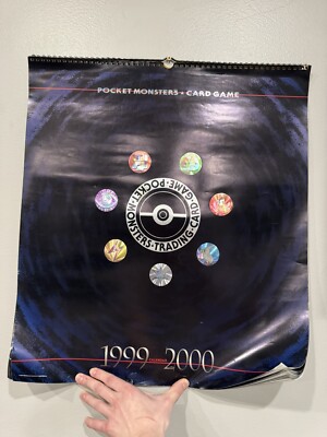 Pocket Monsters Pokemon Card Game 1999 - 2000 Calendar Japanese Media ...