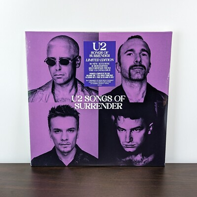 U2 - Songs of Surrender - 2LP Limited Edition PURPLE Splatter Marble ...