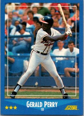 1988 Score Baseball #136 Gerald Perry | eBay