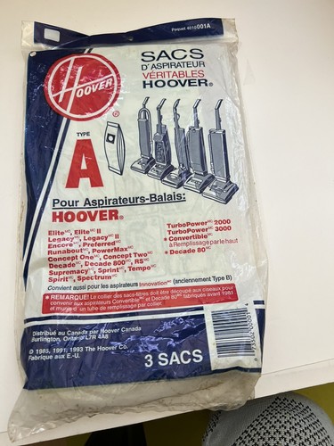 ⭐️ (3pk) Hoover Type A Vacuum Cleaner Bags | eBay