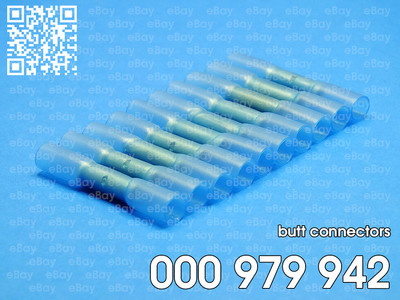 Audi VW Skoda Seat set of 10 butt connectors 000979942 | eBay
