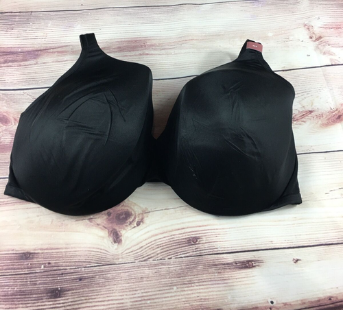 Lane Bryant Cacique Satin Full Coverage Bra Size 46G Black | eBay
