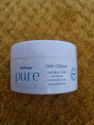 Waitrose Pure Day Cream with Waterlily 50ml x2 tubs | eBay UK