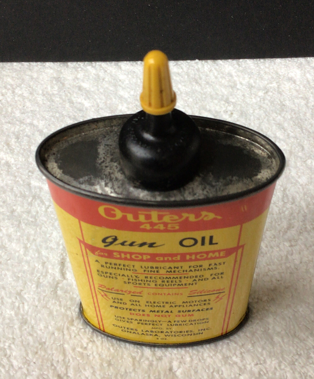 Vintage Outers 445 Gun Oil 3 oz For Firearms Lubricant Handy Can #88 | eBay