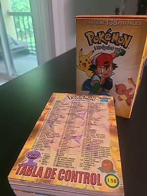 Extremely Rare Full Set Of 2000 POKEMON POSTCARD COLLECTIBLE SET 138 ...