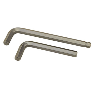 L-shaped Allen Key Ball Head/Flat Head Hex Wrench Tools Nickel-plated 1 ...