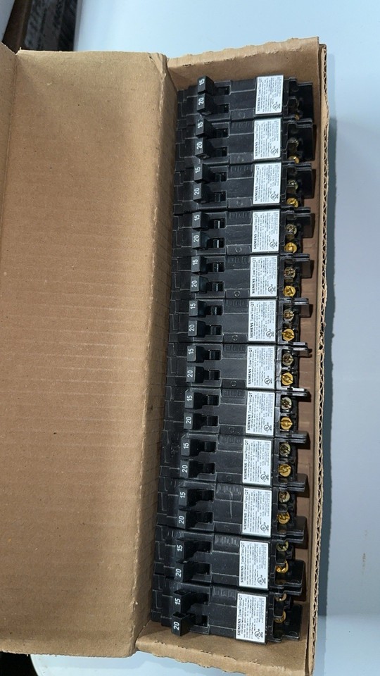 Siemens Q2015 20-15a 120v Tandem Circuit Breaker New In Box 12ct | eBay