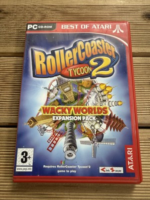 Roller Coaster Tycoon 2 PC-CD ROM Atari VGC Wacky World Expansion | eBay UK