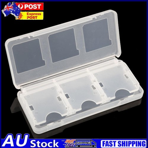 6 in 1 White Protective Case Game Cards Holder Storage Box Portable ...