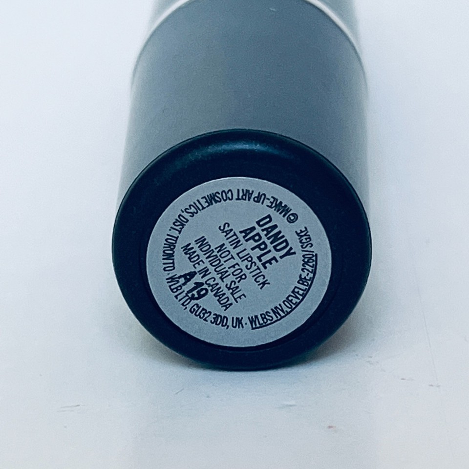 MAC Satin Lipstick DANDY APPLE Full size 0.1 oz New without box | eBay