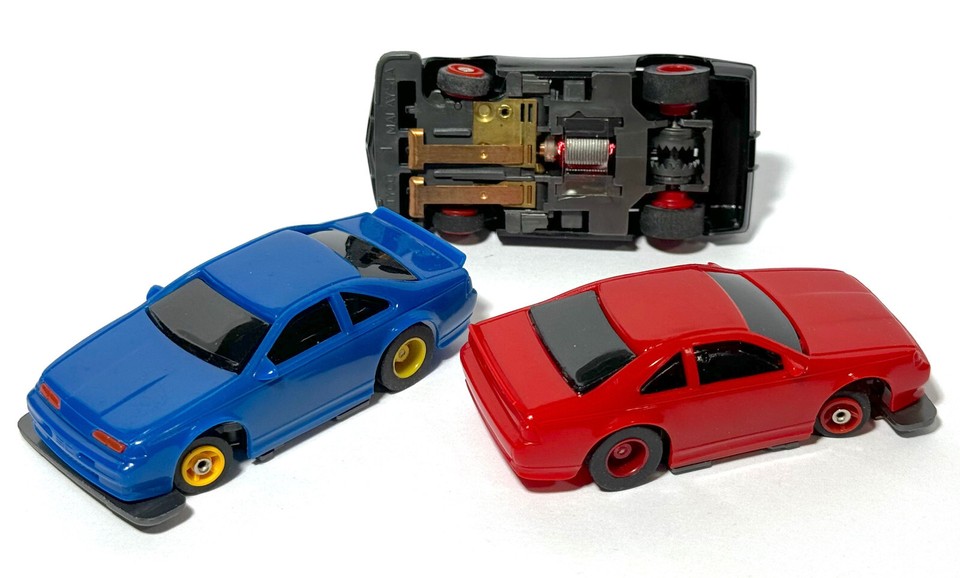 1993 UNUSED TYCO TCR Slotless Slot Car RACE SET 17' COUNTRY ROADS 3-CAR ...
