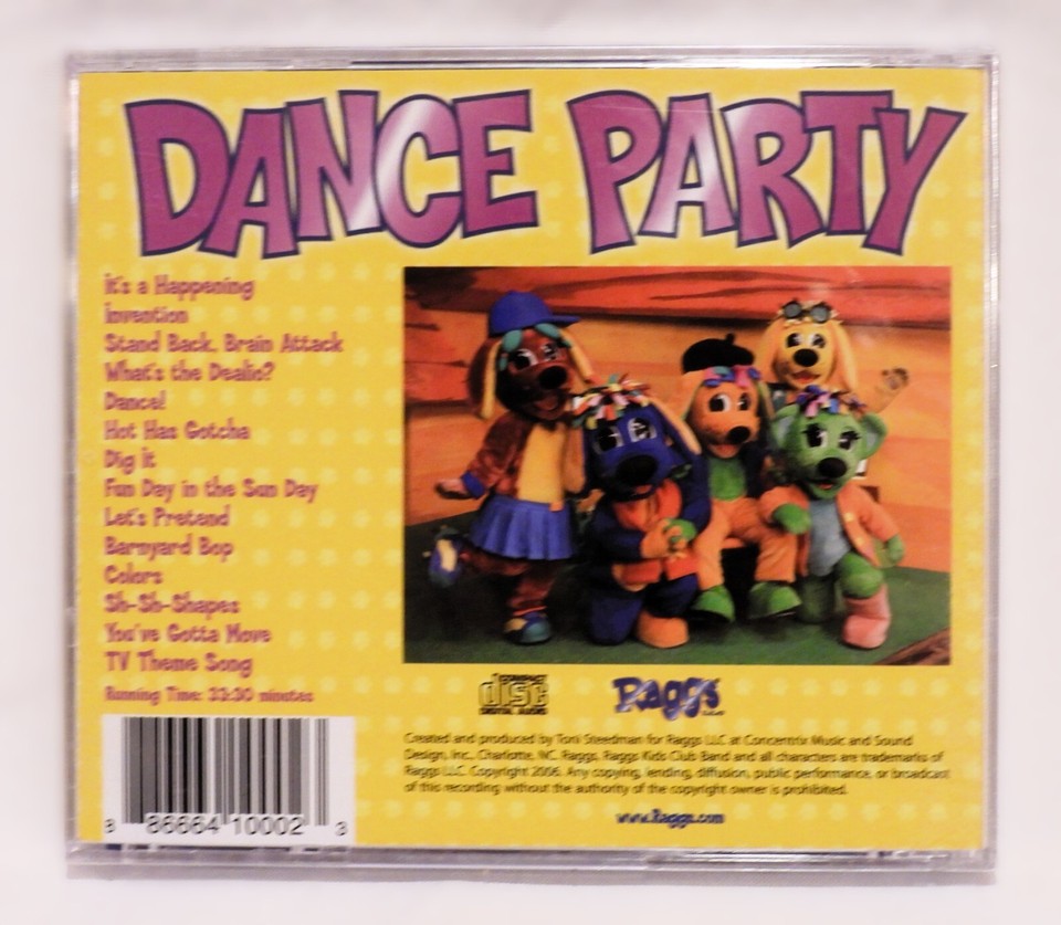 Raggs Dance Party CD - NEW - SEALED in ORIGINAL PACKAGING - Popular ...