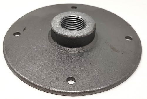 Half inch NPT Industrial Flange for DIY pipe lighting. 4.25" large ...