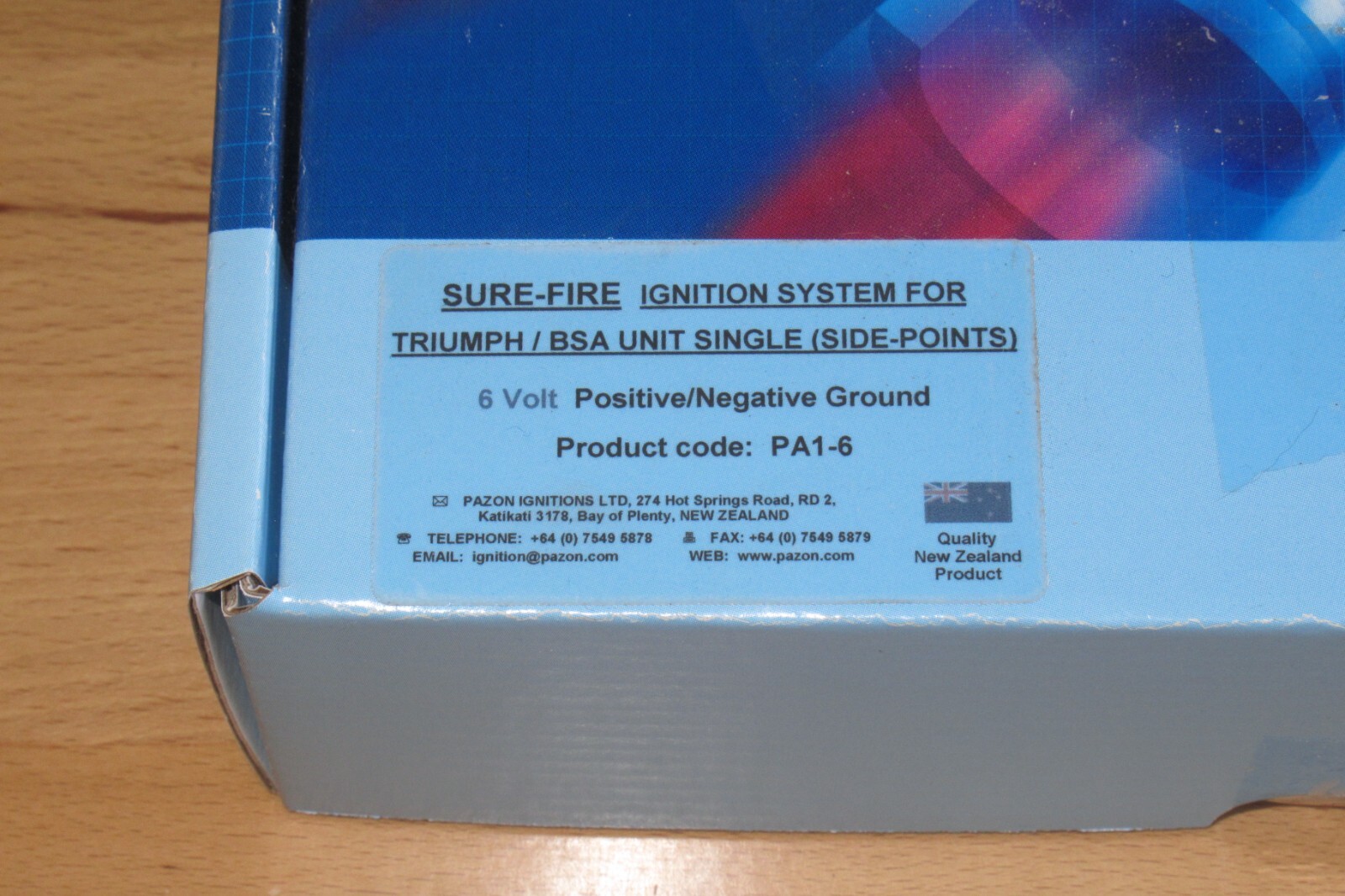 PAZON electronic ignition system Triumph BSA unit single 6V 6volt side ...