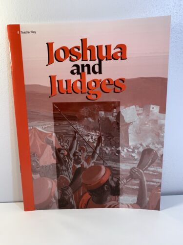 Abeka Bible Joshua & Judges Teacher Answer Key Book - Homeschool - 7th ...