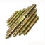M6 M8 M10 Double Ended Dowel Screw Wood Threaded Self Tapping Rod Bar ...