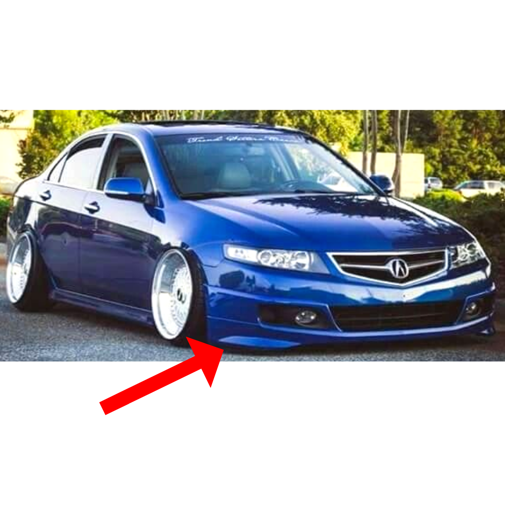 Fit Honda Accord Euro CL9 - ASPEC Style Front Spoiler Bumper Lip (06-08 ...