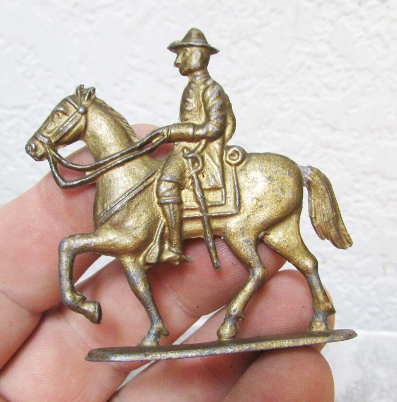 Hand made Lead Soldier, Soldier on horseback, 50s era, excellent ...