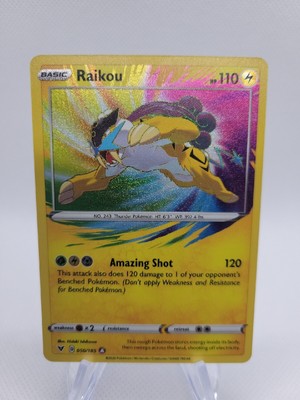 Pokémon TCG Raikou Vivid Voltage 050/185 Holo Amazing Rare | eBay
