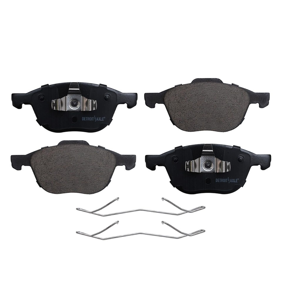 Front Drilled Brakes Rotor + Ceramic Brake Pad for 2005 - 2007 Ford ...