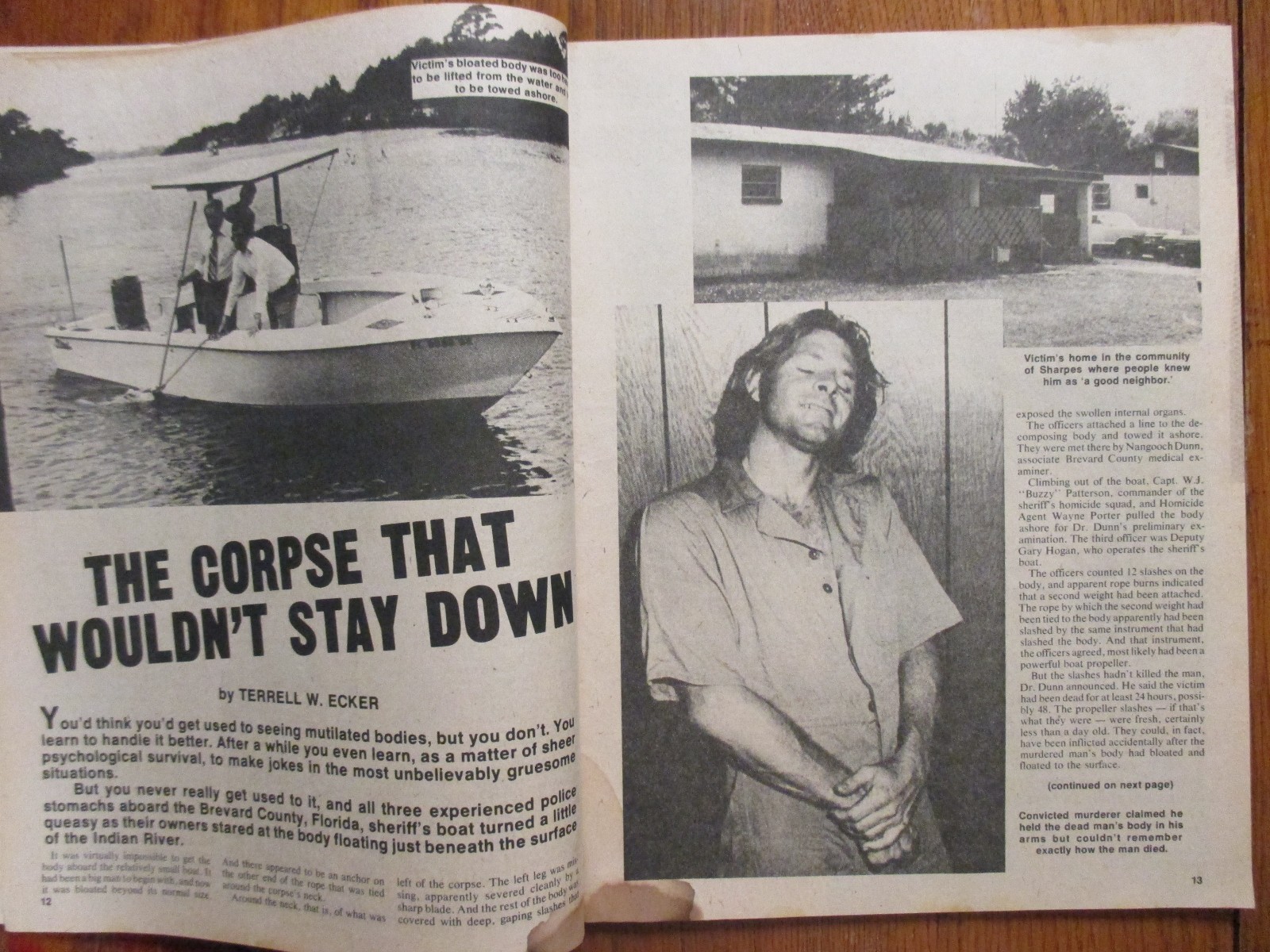 1981 "Best Detective Cases" Magazine(CHARLES TROY COLEMAN/MICHAEL ...