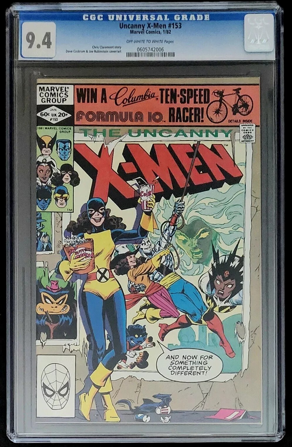 Uncanny X-Men 153 CGC Graded 9.4 NM Marvel Comics 1982 | eBay