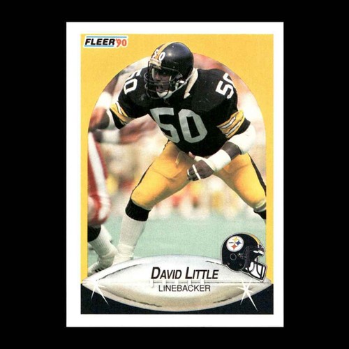 David Little 1990 Fleer Pittsburgh Steelers #146 R325B 48 | eBay