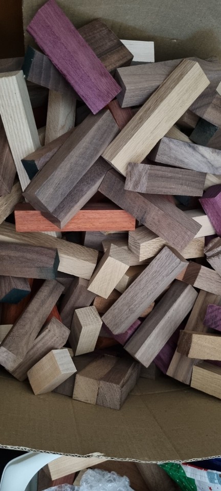1.5 KG Mixed Hardwood Offcuts - Variety Of Hardwood offcuts - Small ...