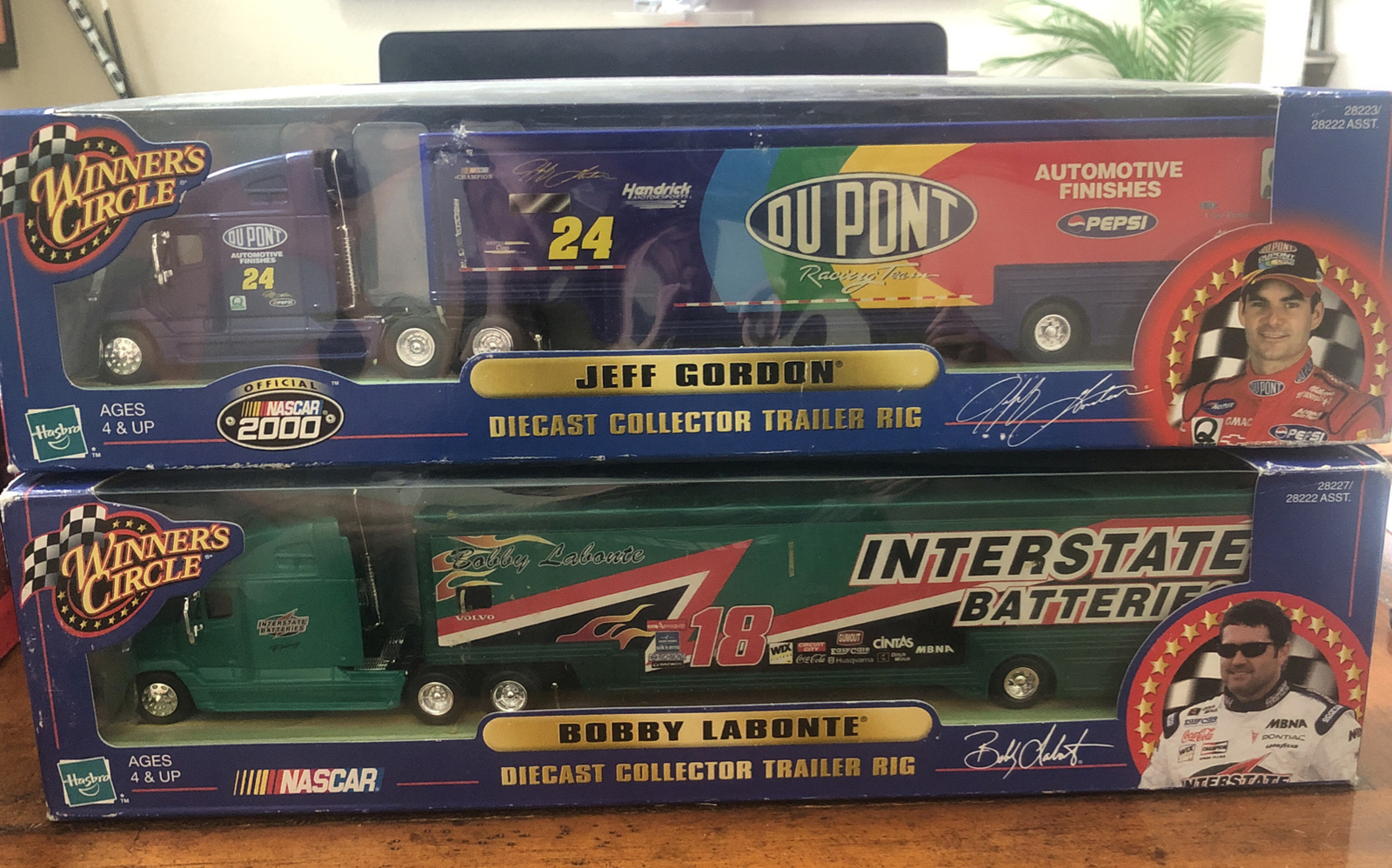 Winners Circle Nascar 2000 Jeff Gordon Diecast Collector Trailer Rig ...