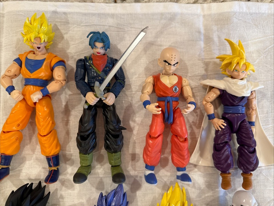 Dragon Ball Z DBZ Action Figures Set of 8 Excellent Condition | eBay