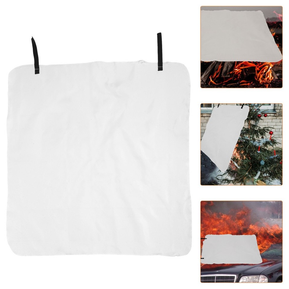 1PC Fire Blanket Portable Fire Resistance Blanket Glass Fibre ...