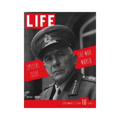 VTG Life Magazine September 25, 1939 Britian’s General Ironside / WWII ...