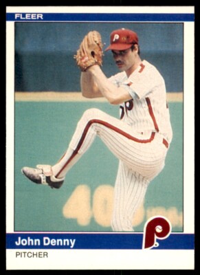 1984 Fleer John Denny . Philadelphia Phillies #27. | eBay
