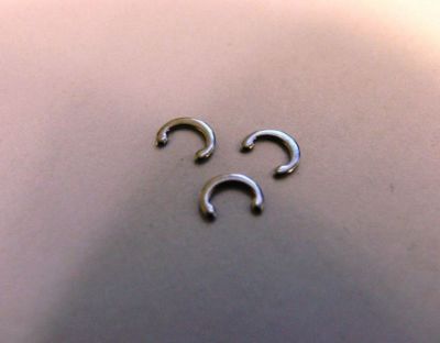 24 NEW Browning Buck Mark STAINLESS Recoil Spring Retaining C-Clips ...