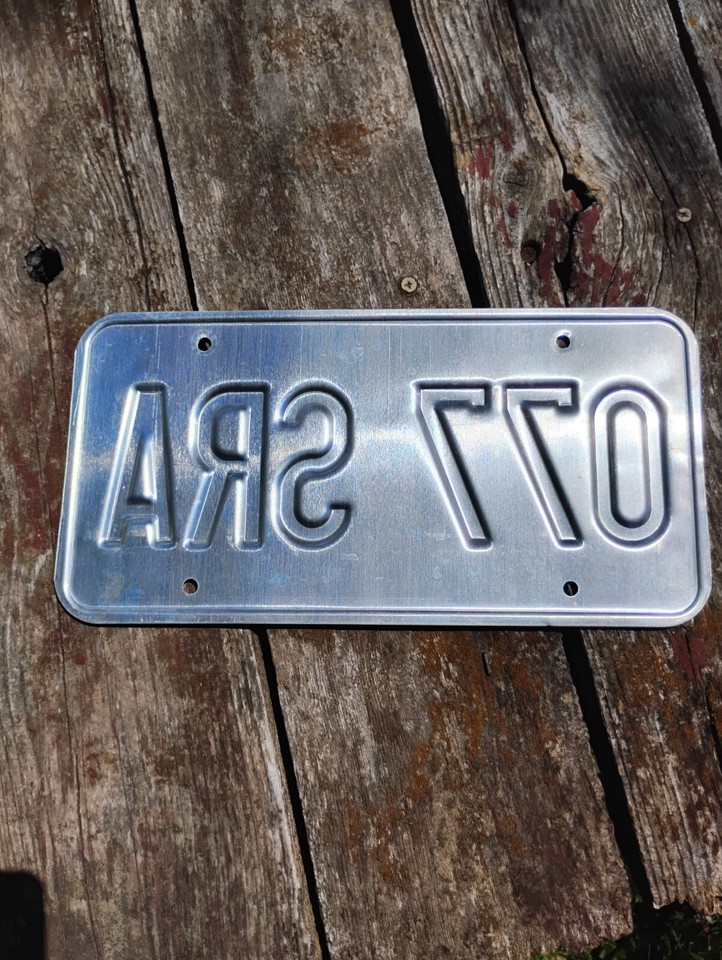 1998 Missouri License Plate - "077 SRA" JUL 08 stickers SHOW-ME STATE ...