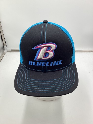 Blueline Back/Blue Mesh Snapback Cotton/Polyester Trucker Hat H7 | eBay