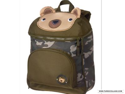 LITTLE BEAR CAMO BACKPACK BAG WITH ZIPPER COMPARTMENTS GYMBOREE NWT | eBay