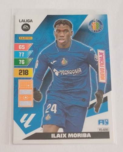 Carte Card NUEVO FICHAJE Ilaix MORIBA Getafe PANINI ADRENALYN LIGA 2023 ...