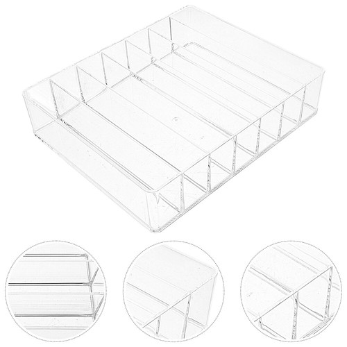 Eyeshadow Tray Storage Box Makeup Organiser Divided Cosmetics Organizer ...