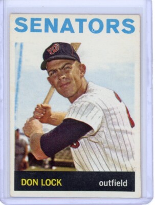 1964 TOPPS DON LOCK #114 WASHINGTON SENATORS EX EXCELLENT | eBay