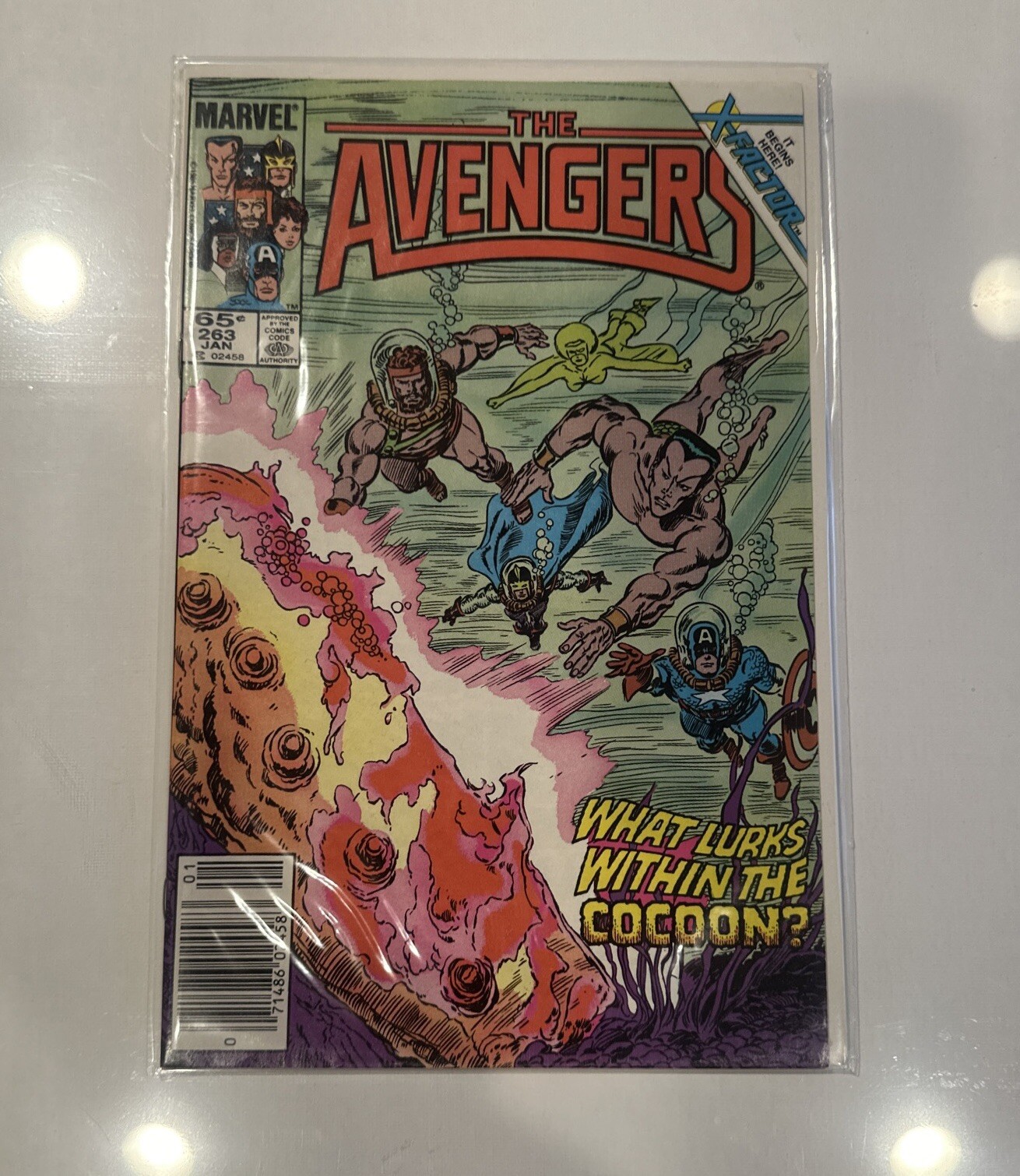 The Avengers #263 Marvel 1986 1st Print Return Of Jean Grey 1st X ...