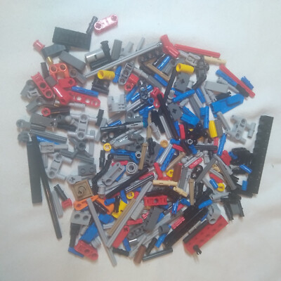 L-1 Lego Lot 313 Technic Parts Liftarm Pins Connectors Worm Screw Axles ...