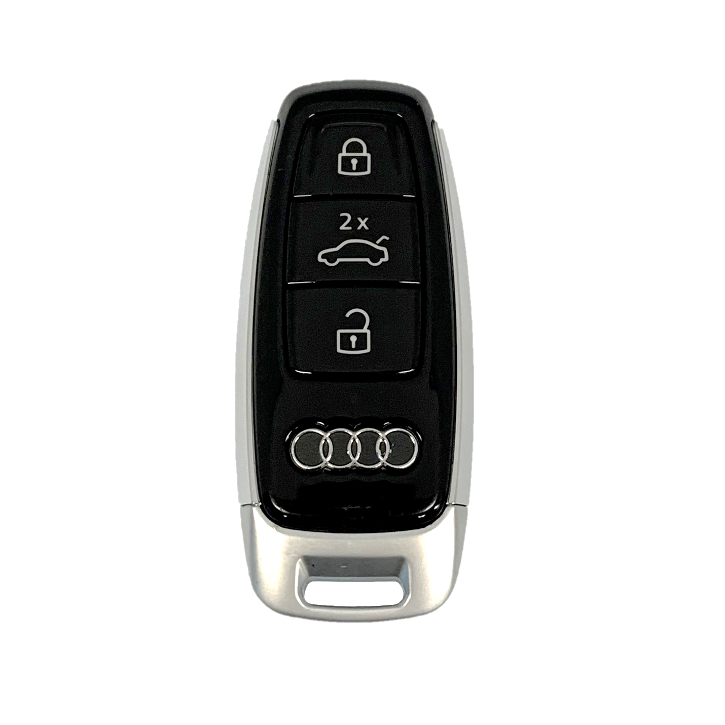 OEM AUDI Keyless Remote Fob 4 Button + UNCUT Key Insert IYZ-AK2 (SHP2 ...