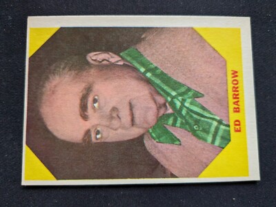 1960 Fleer Baseball Greats # 23 Ed Barrow (HOF) - New York Yankees (VG ...