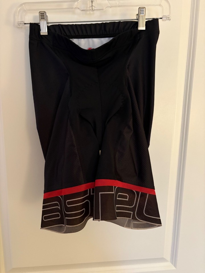 Castelli Cycling Shorts Mens Medium Black, Padded with Elastic Waist | eBay