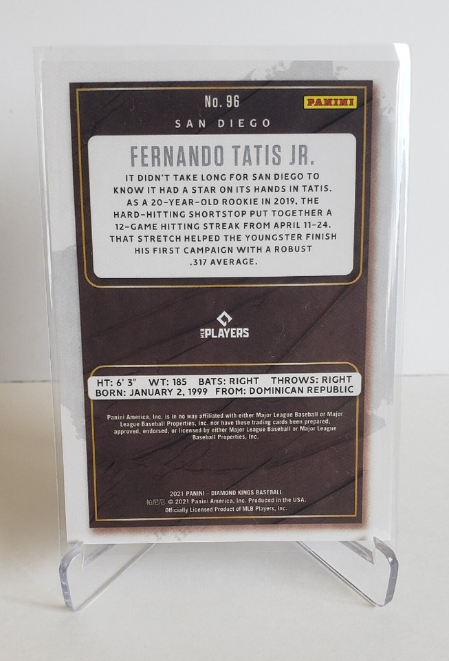 2021 DIAMOND KINGS FERNANDO TATIS JR SAN DIEGO PADRES PLUM FRAME | eBay